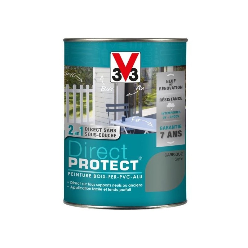 PEINTURE MULTI-MATERIAUX DIRECT PROTECT GARRIGUE SATIN 1.5L