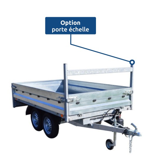 REMORQUE BENNE BRI264SF PTAC 750KG NUE - TEMVER