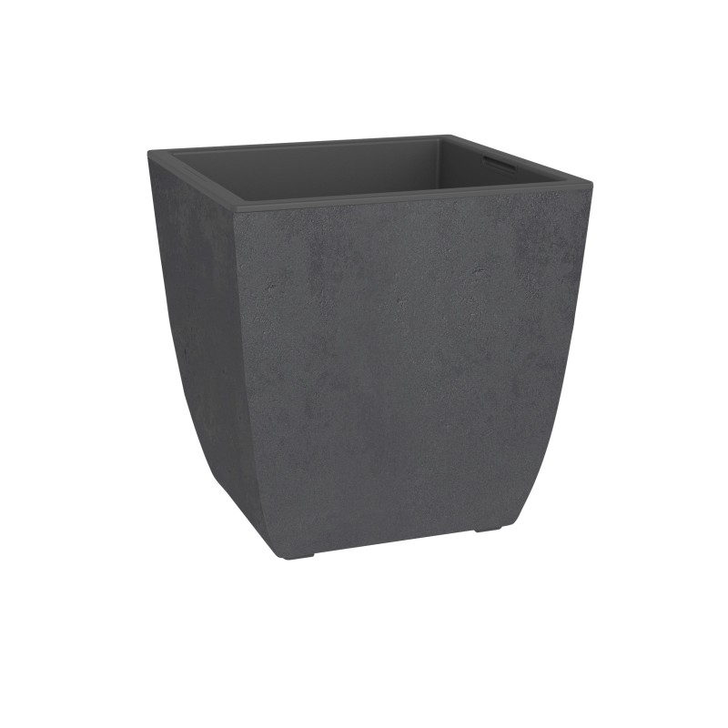 CARRÉ DIVA BASALT 43X43CM 42L GRIS ANTHRACITE - EDA